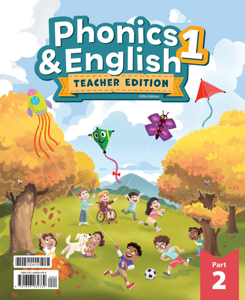 BJU Press Phonics & English 1 Teacher Edition, 5th Edition (2 Book Set ...