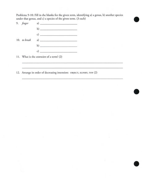 Introductory Logic: The Fundamentals of Thinking Well Test & Quiz ...