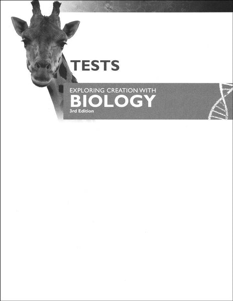 Apologia Exploring Creation with Biology Extra Test, 3rd Edition | R.O ...