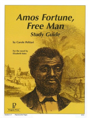 Amos Fortune, Free Man Study Guide (Grades 5-8) | R.O.C.K. Solid Home ...