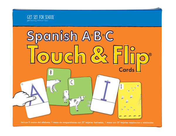 Get Set for School ABC Touch & Flip Cards in SPANISH - Handwriting ...