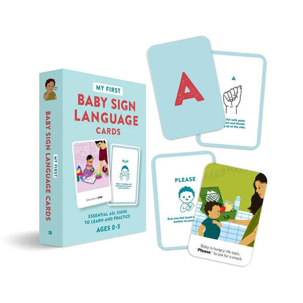 My First Baby Sign Language Cards: Essential ASL Signs to Learn and ...