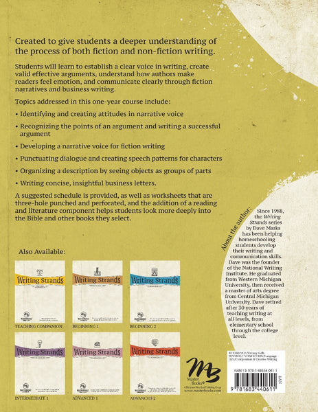 Writing Strands: Intermediate 2 (Grade 6-9) | R.O.C.K. Solid Home ...