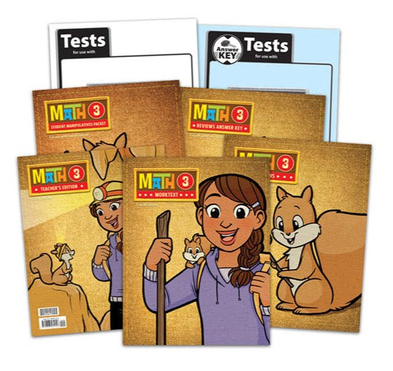 BJU Press Math 3 Home School Kit, 4th Edition | R.O.C.K. Solid Home ...