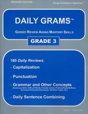 Daily Grams: Guided Review Aiding Mastery Skills Grade 3 | R.O.C.K ...