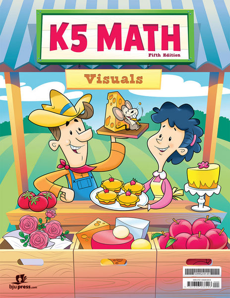 BJU Press K5 Math Visuals, 5th Edition | R.O.C.K. Solid Home School Books