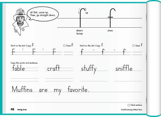 Printing Power 2025 Student Workbook (Grade 2) - Handwriting Without ...