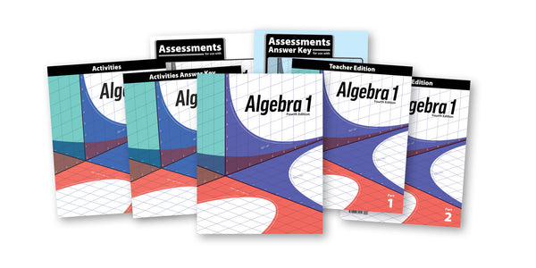 BJU Press Algebra 1 Home School Kit, 4th Edition | R.O.C.K. Solid Home ...