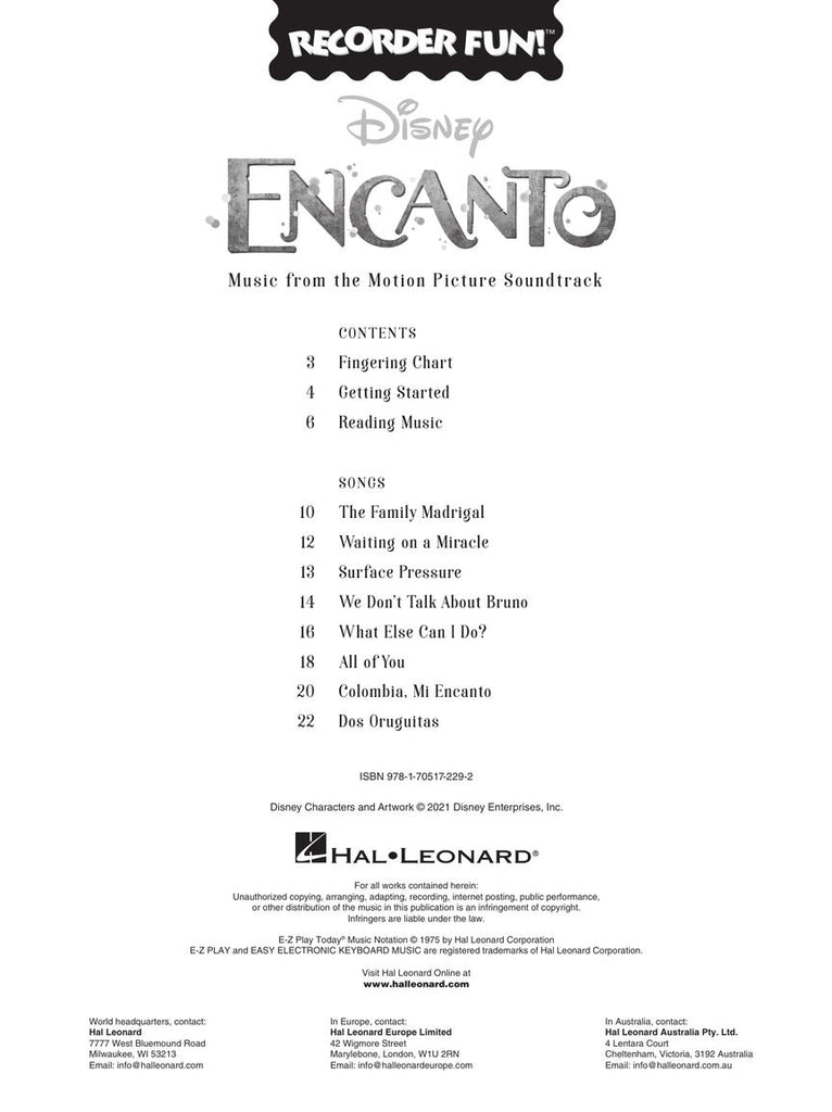 Recorder Fun! ENCANTO with Recorder | R.O.C.K. Solid Home School Books