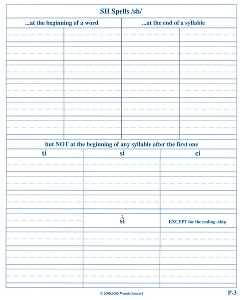 Primary Learning Log Student Supplemental Material (formatted for Spell ...