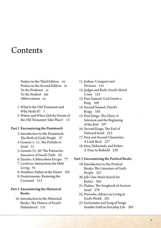 Encountering the Old Testament: A Christian Survey, 3rd Edition | R.O.C ...