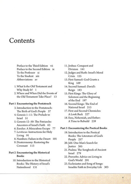 Encountering the Old Testament: A Christian Survey, 3rd Edition | R.O.C ...