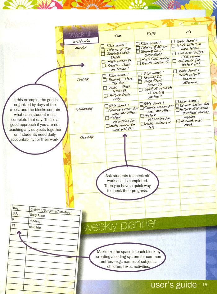 Ultimate Homeschool Planner (Blue Cover)– R.O.C.K. Solid Home School Books