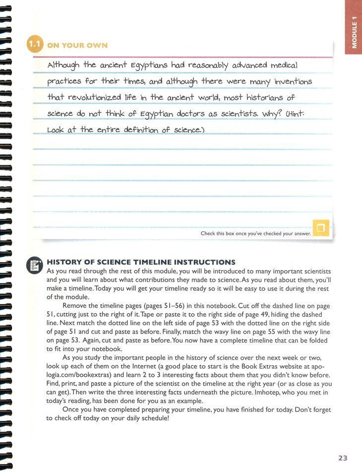 Apologia Exploring Creation with General Science Student Notebook, 3rd ...