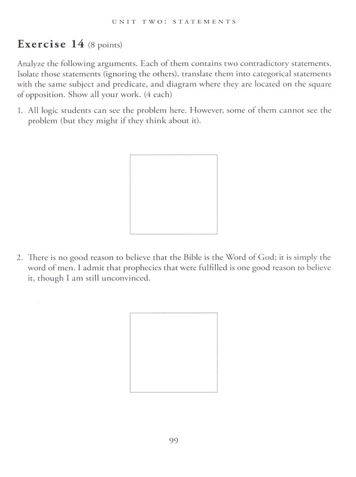 Introductory Logic: The Fundamentals of Thinking Well Student Edition ...