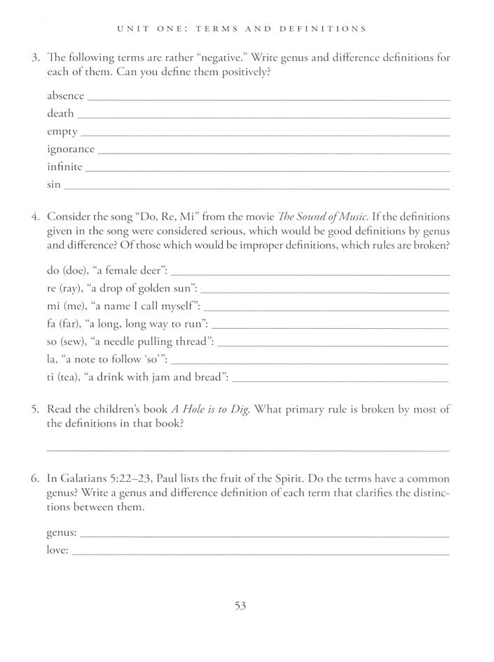 Introductory Logic: The Fundamentals of Thinking Well Student Edition ...