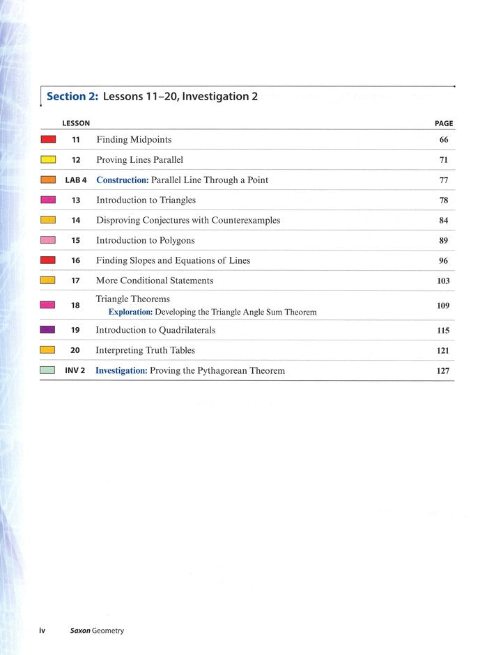 Saxon Math Geometry Homeschool Kit with Solutions Manual | R.O.C.K ...