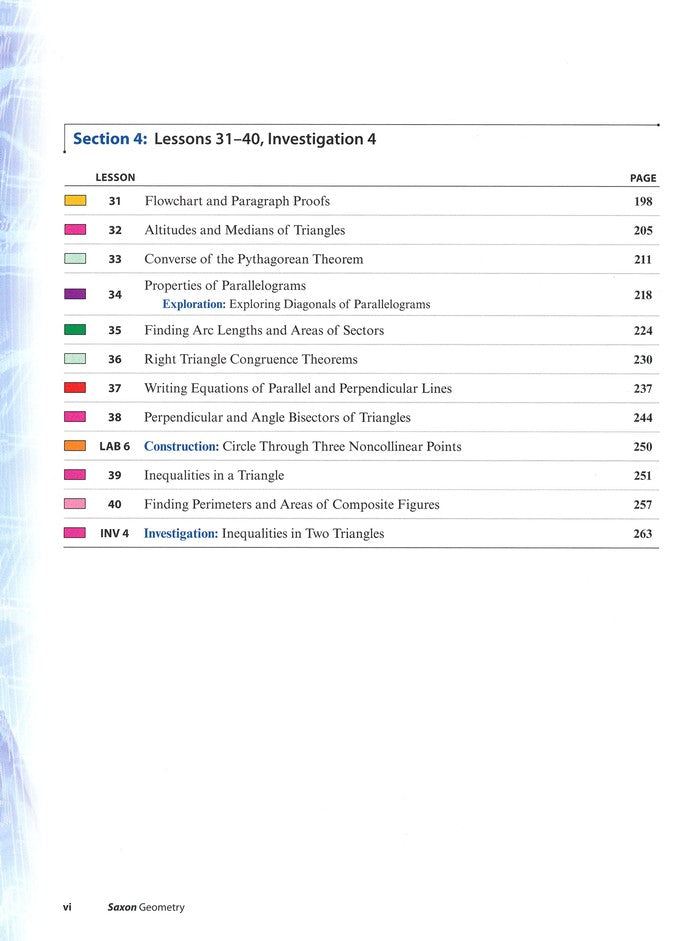Saxon Math Geometry Homeschool Kit with Solutions Manual | R.O.C.K ...