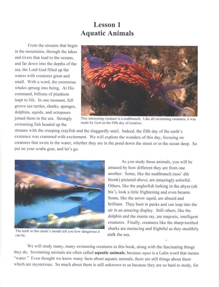 Exploring Creation with Zoology 2: Swimming Creatures of the Fifth Day ...