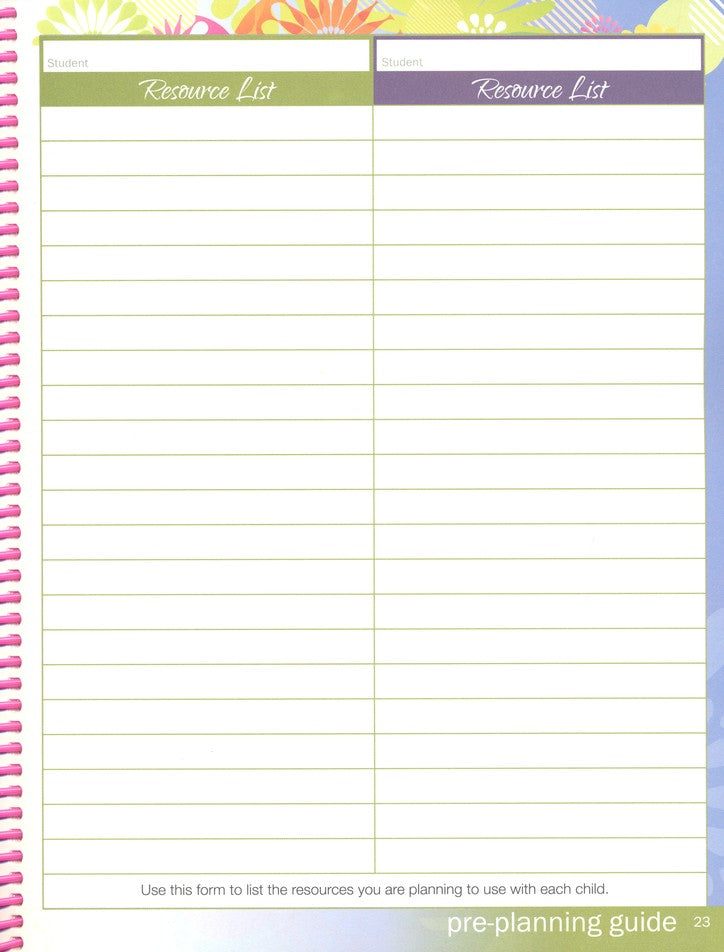 Ultimate Homeschool Planner (Pink Cover) | R.O.C.K. Solid Home School Books