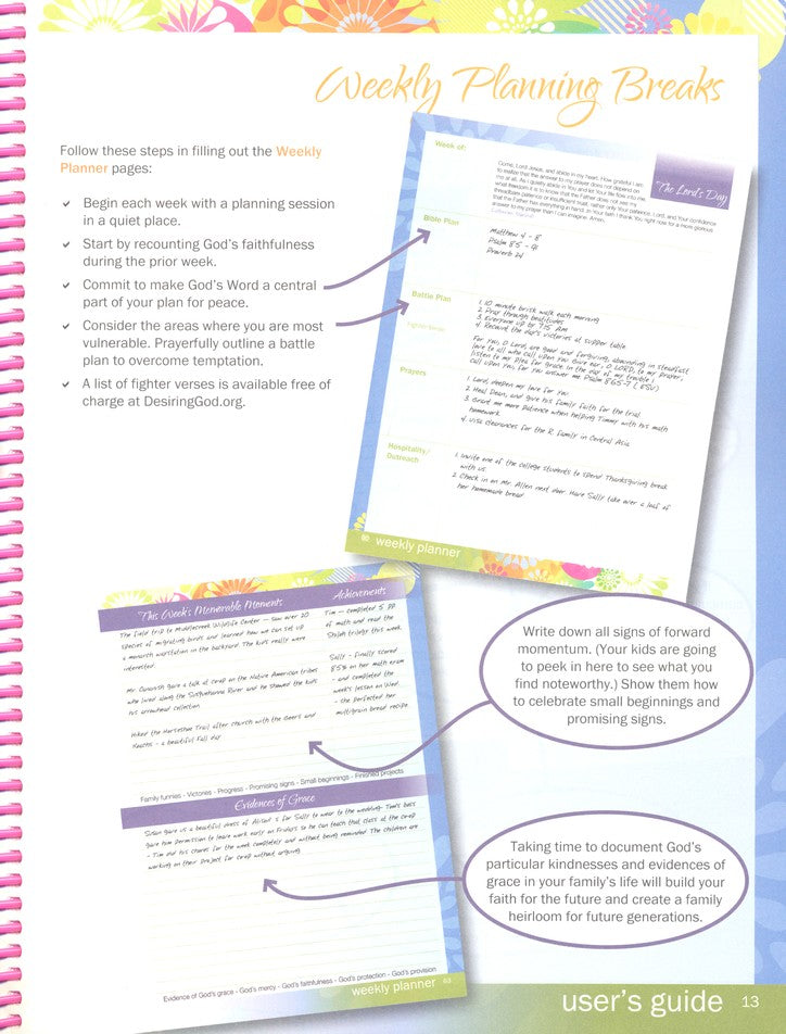 Ultimate Homeschool Planner (Pink Cover) | R.O.C.K. Solid Home School Books