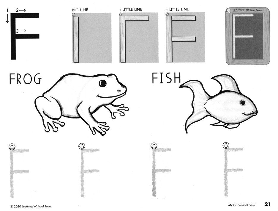 My First School Book (Pre-K) - Handwriting Without Tears | R.O.C.K ...