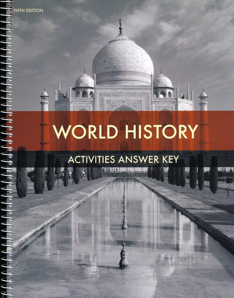 BJU Press World History Student Activities Answer Key, 5th Edition ...