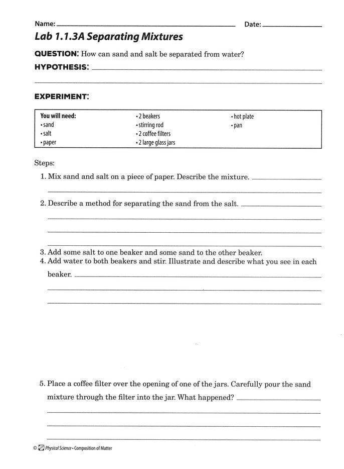 Physical Science Student Lab Manual (Purposeful Design) | R.O.C.K ...