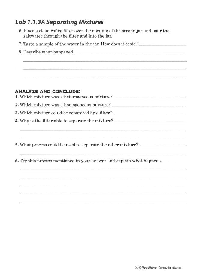 Physical Science Student Lab Manual (Purposeful Design) | R.O.C.K ...