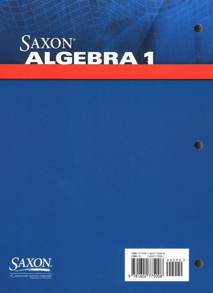 Saxon Math Algebra 1 Kit, 4th Edition– R.O.C.K. Solid Home School Books