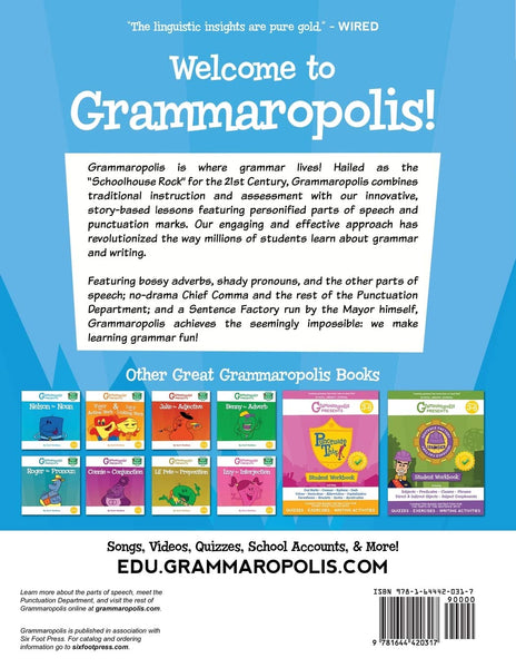 Grammaropolis: Meet the Parts of Speech Student Workbook Grade 2 | R.O ...