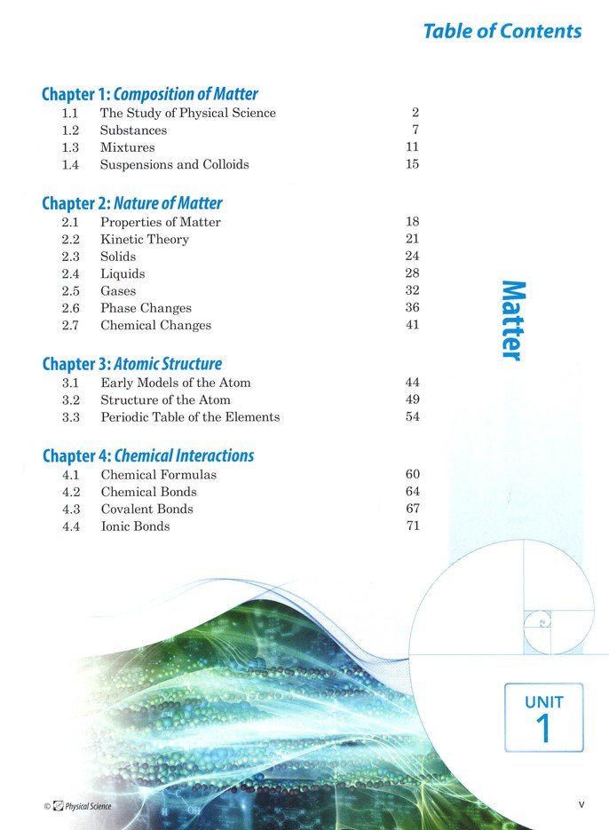 Physical Science Student Textbook (Purposeful Design) | R.O.C.K. Solid ...
