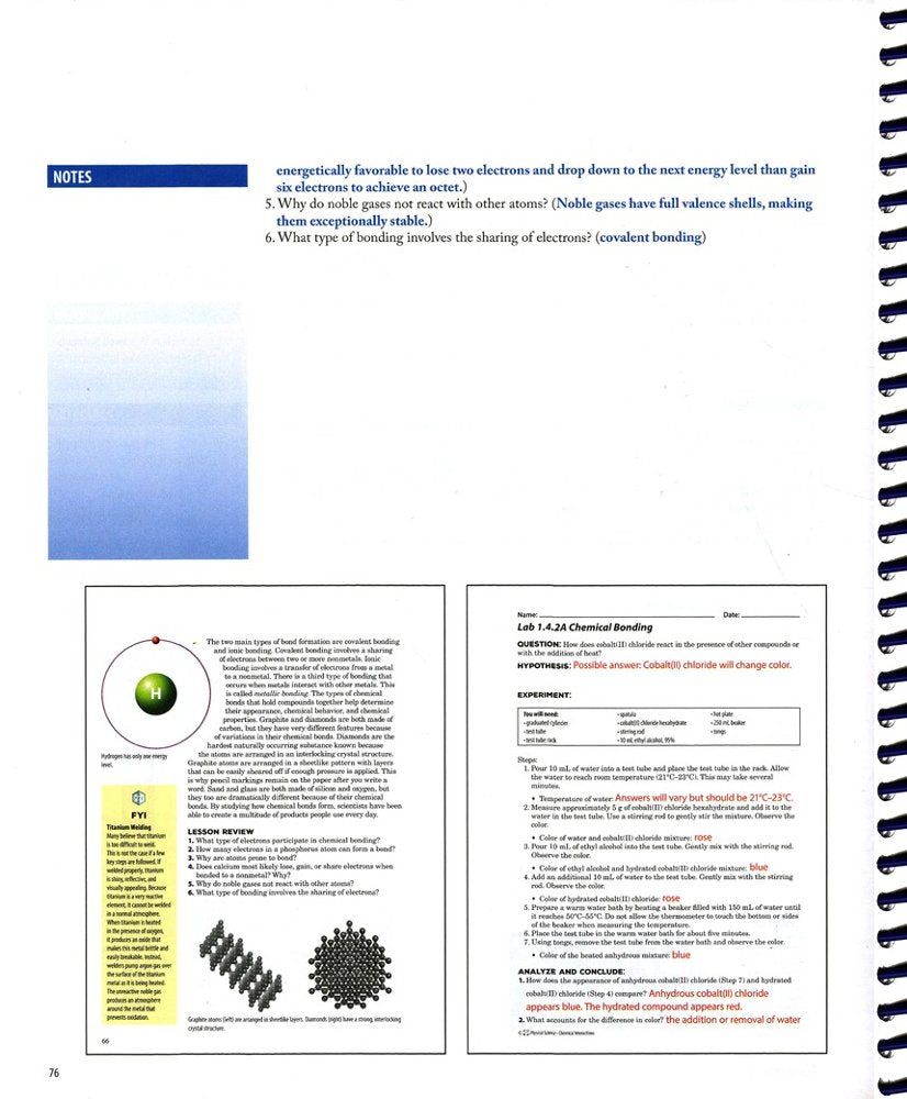 Physical Science Teacher Edition (Purposeful Design) | R.O.C.K. Solid ...