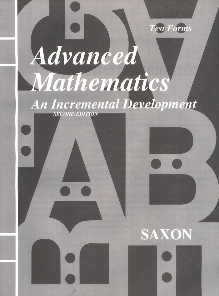 Saxon Math Advanced Math Answer Keys & Tests, 2nd Edition | R.O.C.K ...
