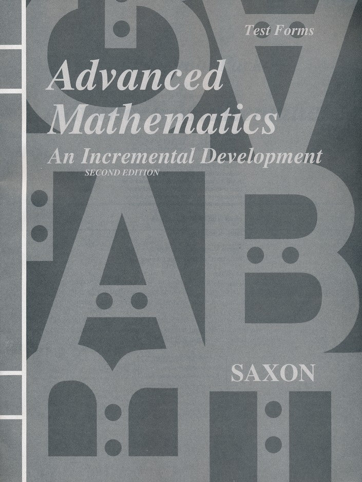 Saxon Math Advanced Math Kit, 2nd Edition | R.O.C.K. Solid Home School ...