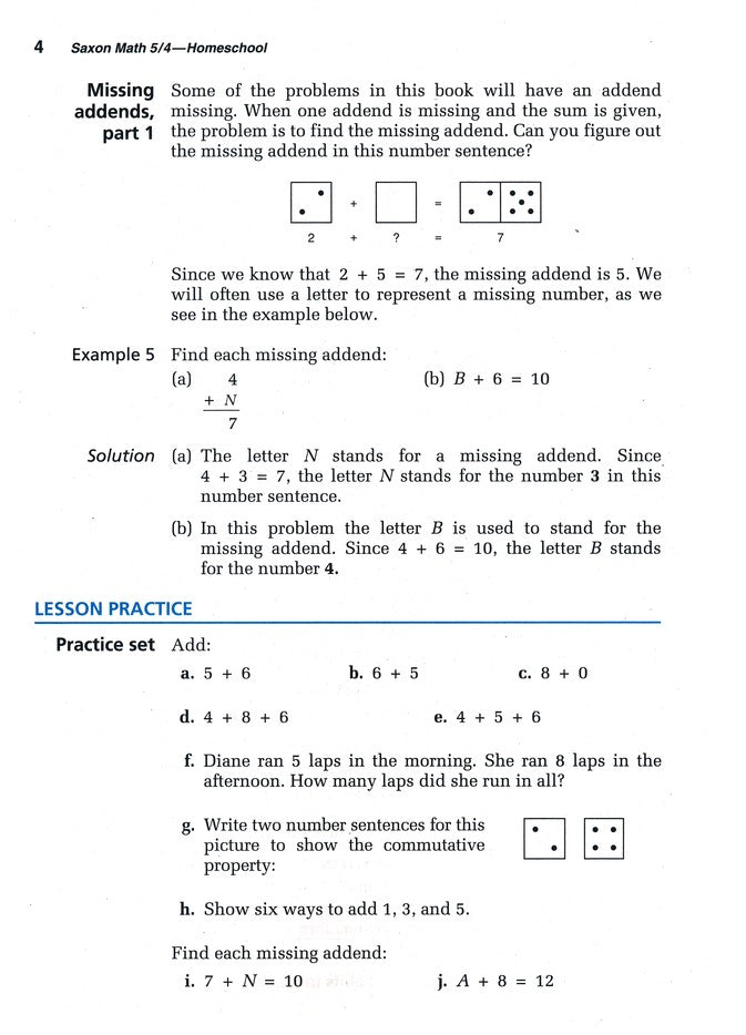 Saxon Math 54 Student Edition, 3rd Edition | R.O.C.K. Solid Home School ...