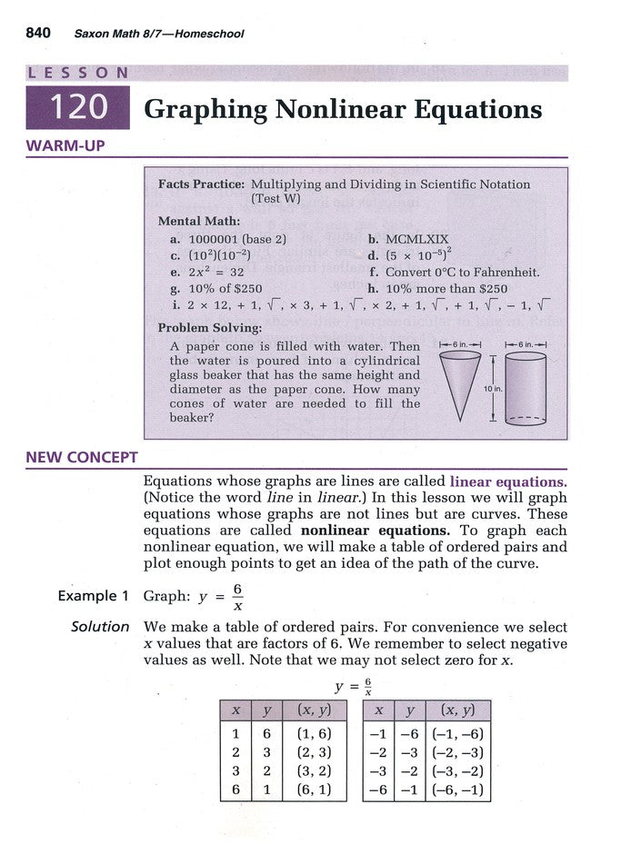 Saxon Math 87 Student Edition, 3rd Edition | R.O.C.K. Solid Home School ...
