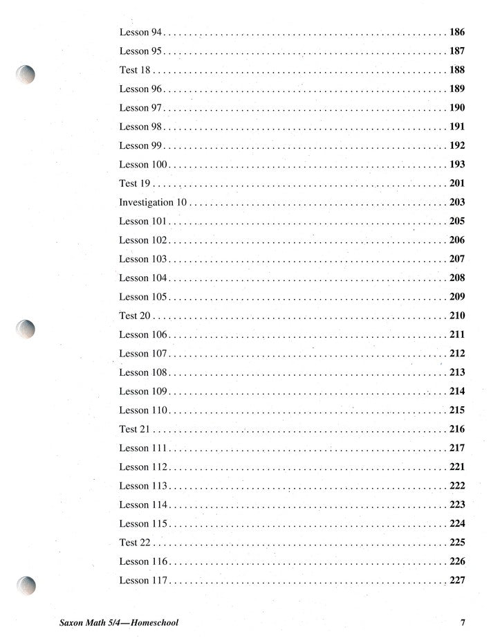 Saxon Math 54 Test and Worksheets, 3rd Edition | R.O.C.K. Solid Home ...