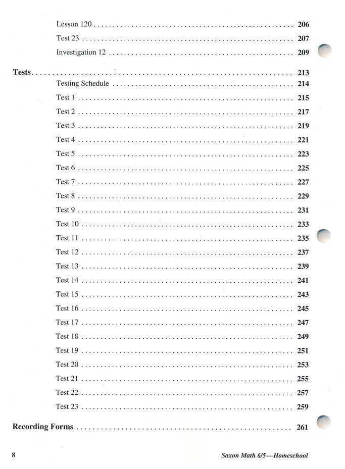 Saxon Math 65 Tests and Worksheets, 3rd Edition | R.O.C.K. Solid Home ...