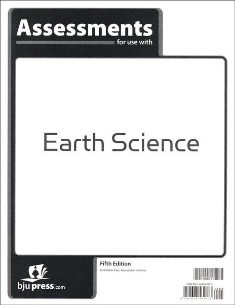BJU Press Earth Science Assessments, 5th Edition (Tests) | R.O.C.K ...