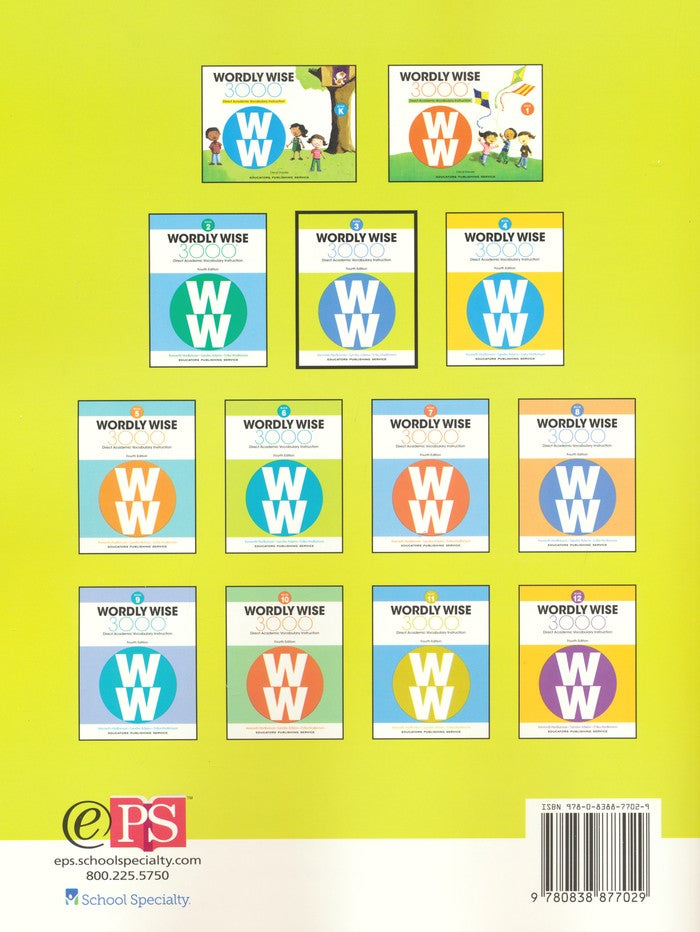 Wordly Wise 3000 Grade 3 Student Book, 4th Edition | R.O.C.K. Solid ...