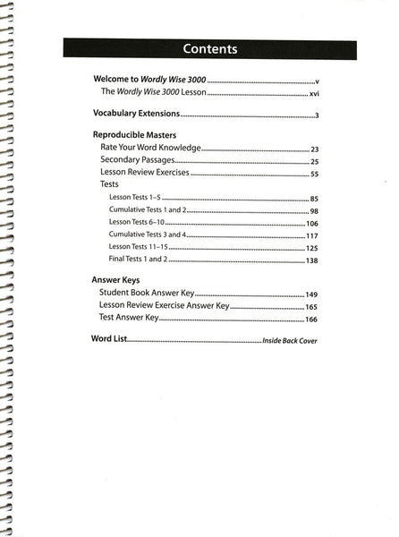 Wordly Wise 3000 Grade 3 Teacher Resource Book, 4th Edition | R.O.C.K ...