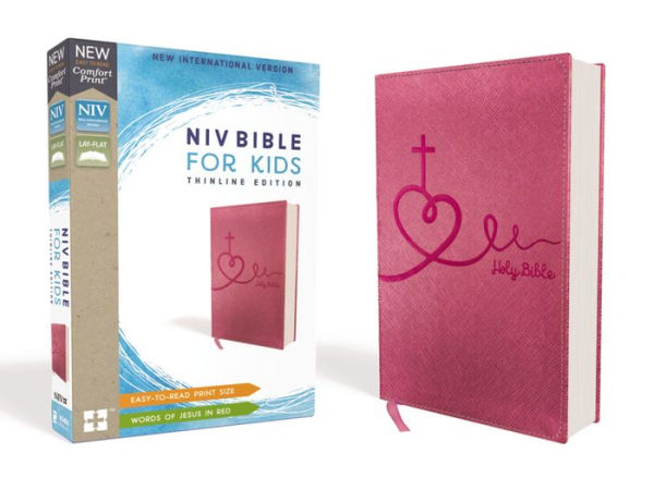 NIV Bible for Kids, Leathersoft, Pink | R.O.C.K. Solid Home School Books