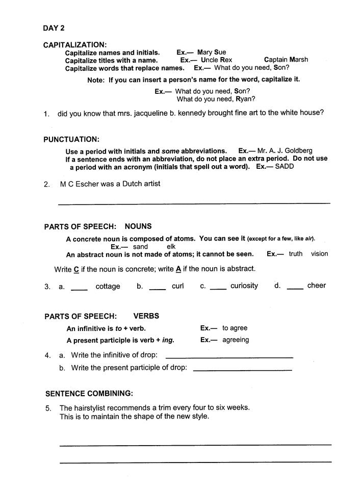 Easy Grammar Ultimate Series: 180 Daily Teaching Lessons Grade 9 ...