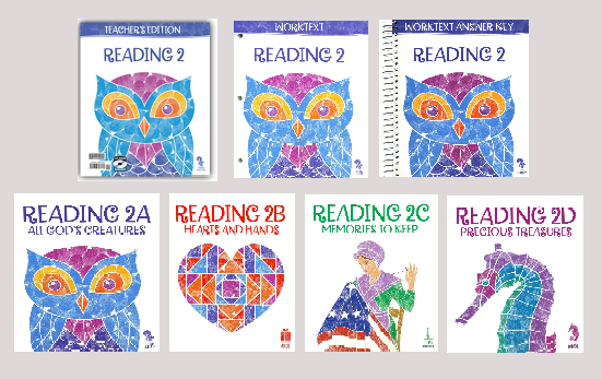 BJU Press Reading 2 Home School Kit, 3rd Edition | R.O.C.K. Solid Home ...