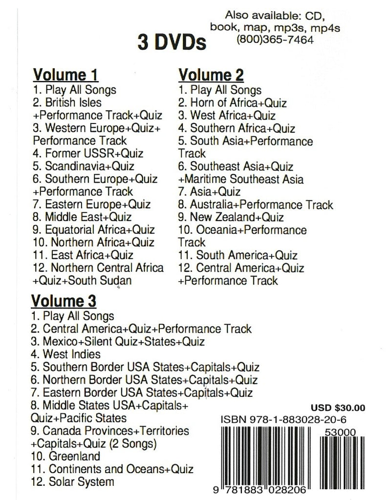 Geography Songs DVD | R.O.C.K. Solid Home School Books