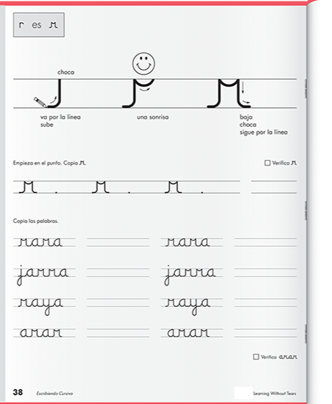 Escribiendo Cursiva (Cursive Handwriting 2022 Student Workbook in SPAN ...