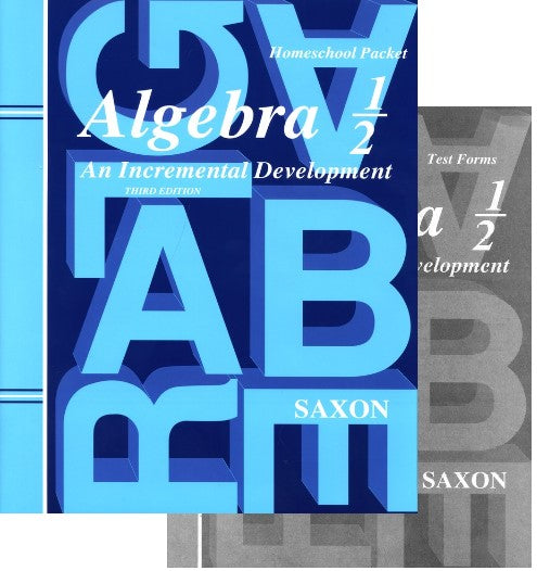 Saxon Math Algebra 1/2 Answer Keys & Tests, 3rd Edition | R.O.C.K ...