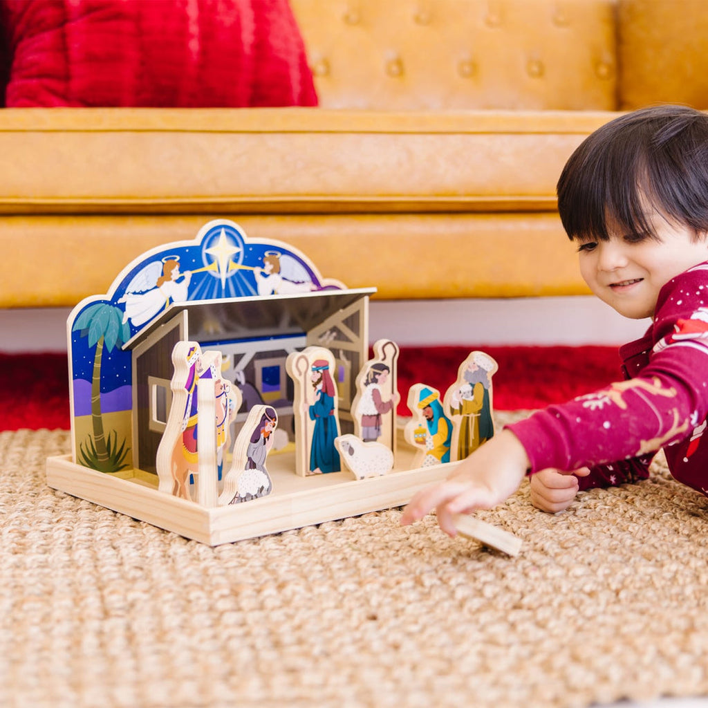 Wooden Nativity Set | R.O.C.K. Solid Home School Books
