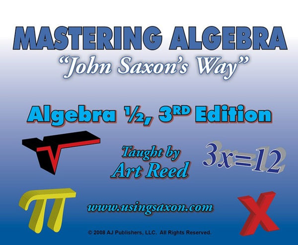 Mastering Algebra - Algebra 1/2, 3rd Edition Online Tutorial ...